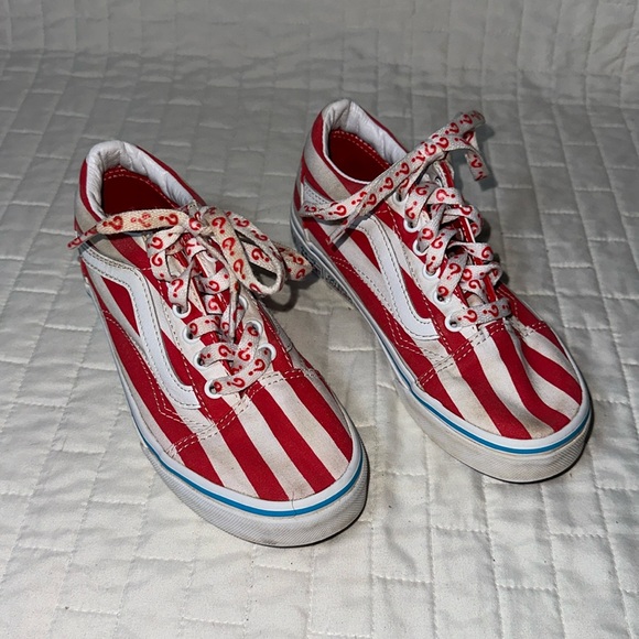 Vans | Shoes | Vans Otw Wheres Waldo Kids 2 Red White Blue | Poshmark
